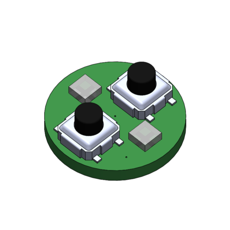 12mm 'PixelSwitch' Dual Momentary Tactile Switch Replacement PCB – The Saber Armory