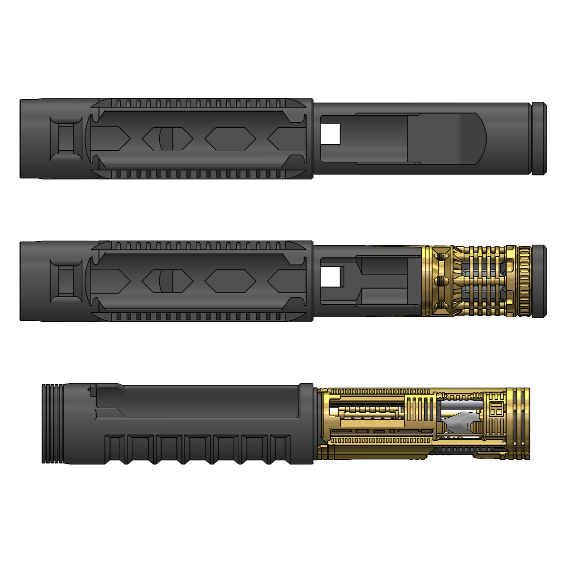 KR X OR ECO Hero ROTJ Chassis DIY Kit – The Saber Armory