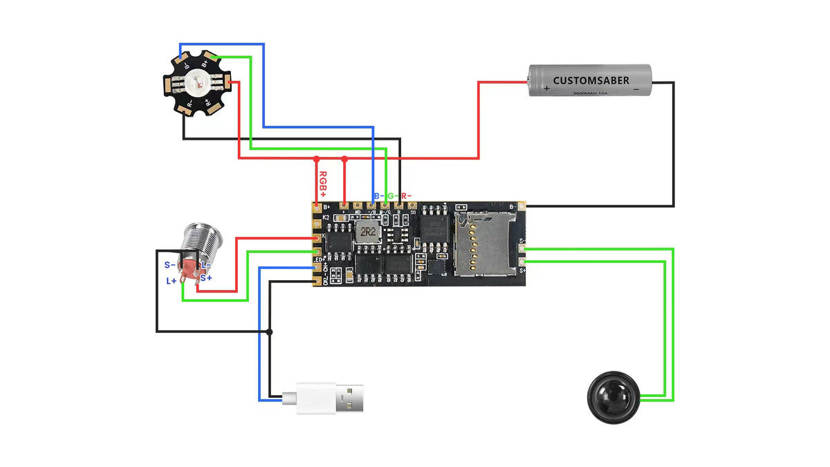 LGT Nexus Xeno3 FX Lightsaber Soundboard – The Saber Armory