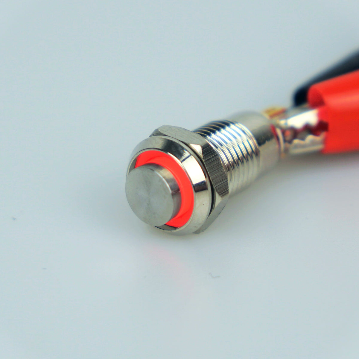 8mm AV Illuminated Latching Switch Red Ring - Raised Actuator – The ...