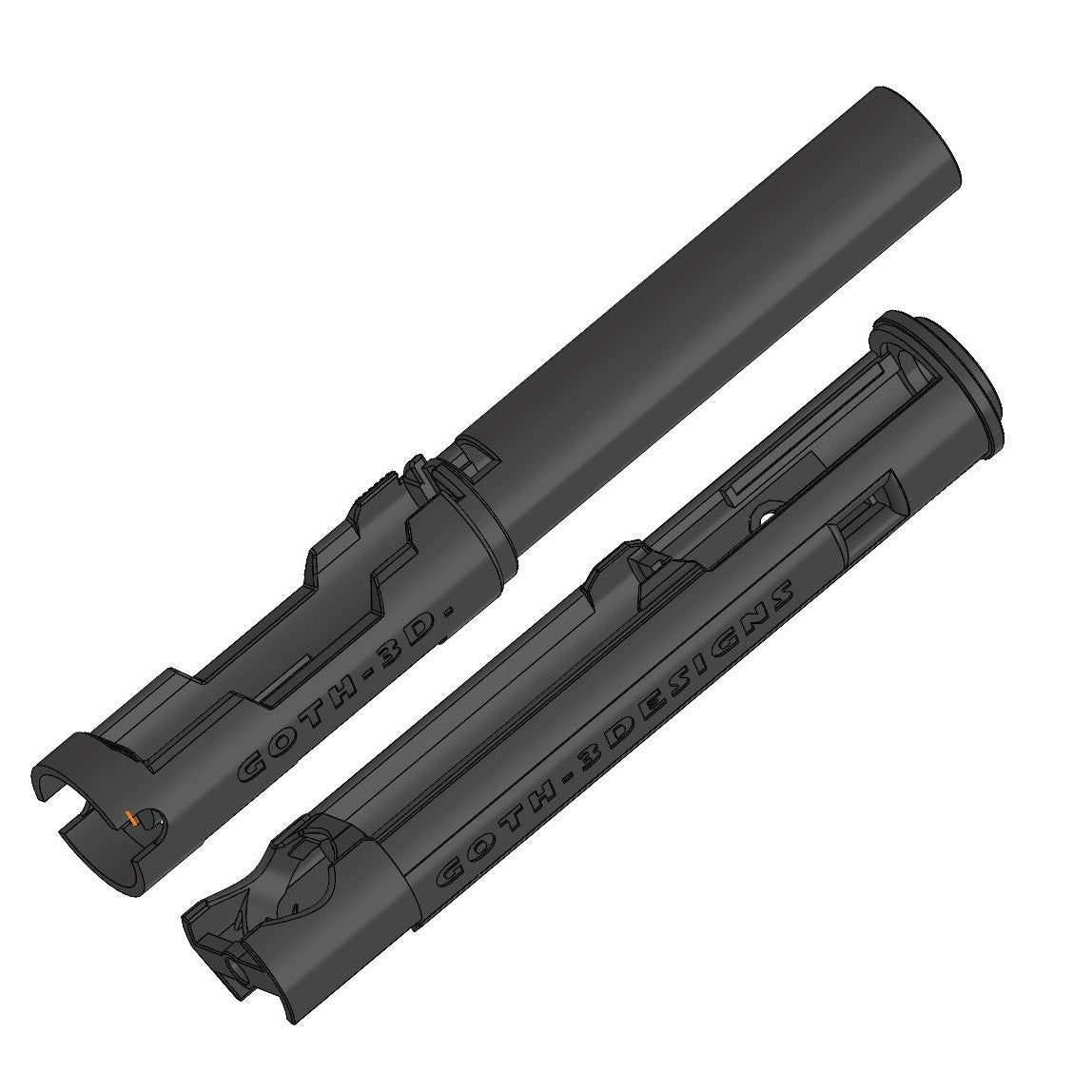 GOTH-3D KR Maul Ventress CW Staff FDM ECO Chassis – The Saber Armory