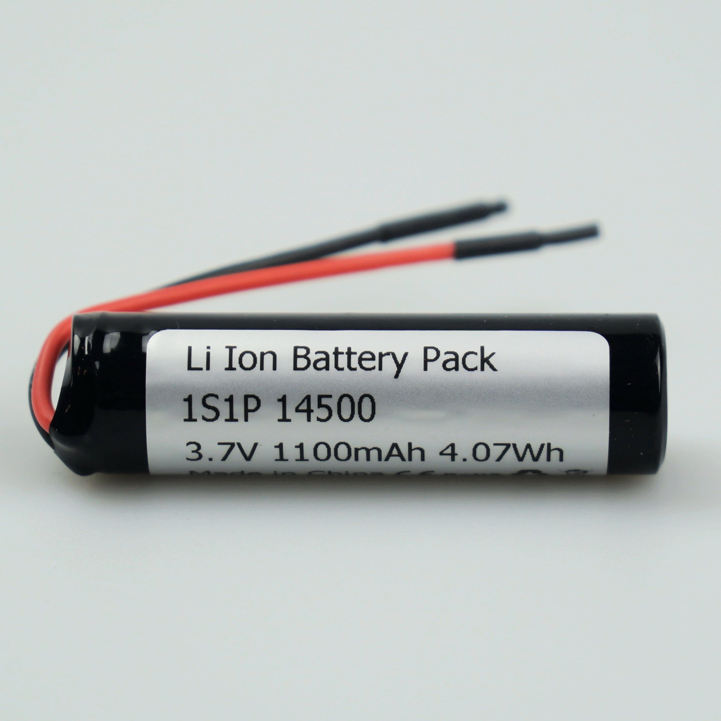 Keeppower 14500 3.7v 1100mah 1S1P PCB Protected Wired Lithium Ion Batt ...